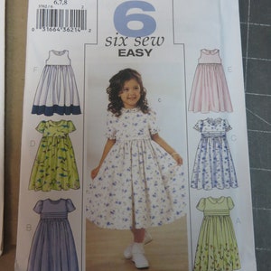Butterick Little Girls Dress Patterns: B4434, 3782, 3762 - Etsy