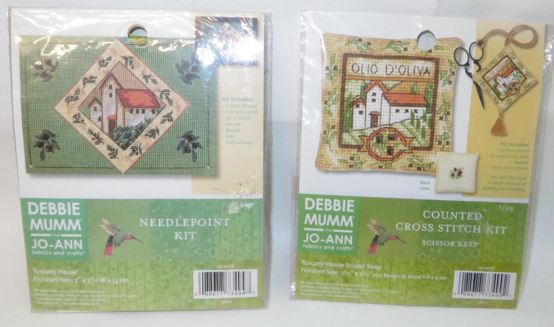 Debbie Mumm - Cross Stitch Kits: Needlepoint Kit Tuscany House or ...