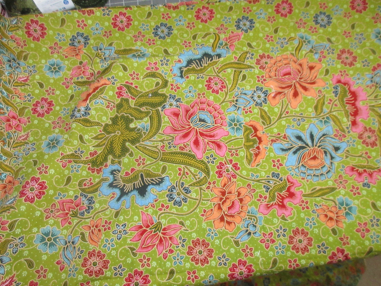 Pretty Floral Print Fabric. Look at the Design Sold as One - Etsy