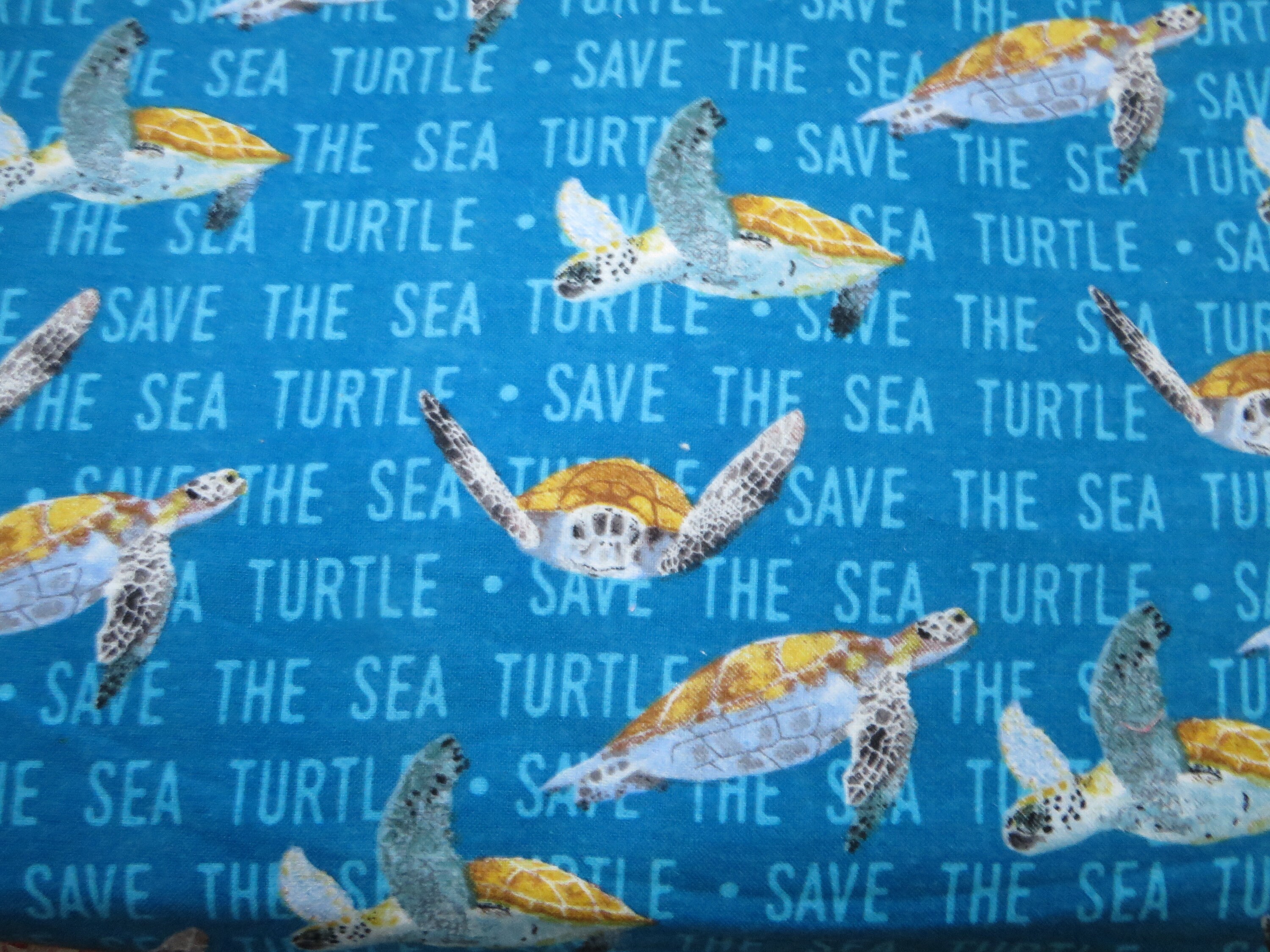Turtle Print Fabric