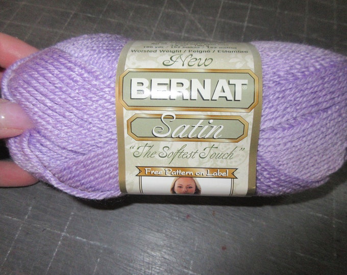 Bernat Yarn - Satin - Color Star Dust ( Lilac) New - Etsy