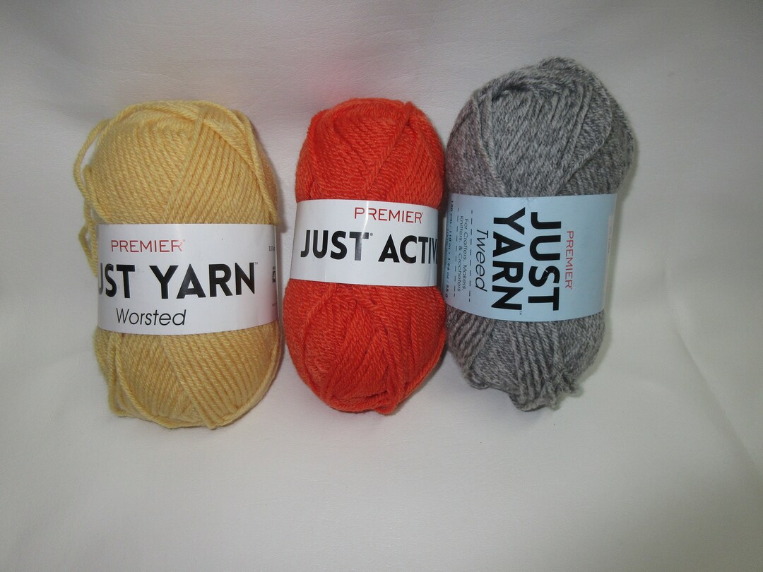 Yarn Just Active Worsted Yarn - 4 Colors 109 Yds - 131 Yds - Etsy