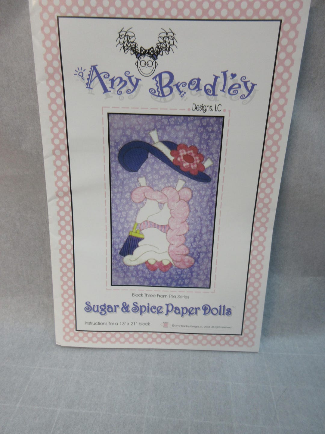 Quilt Block - Sugar & Spice Paper Dolls- Block Three From the Series ...