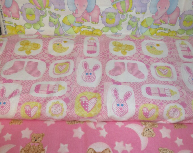 Flannel Fabrics - Choose From Three Childrens Prints -circus, Baby ...