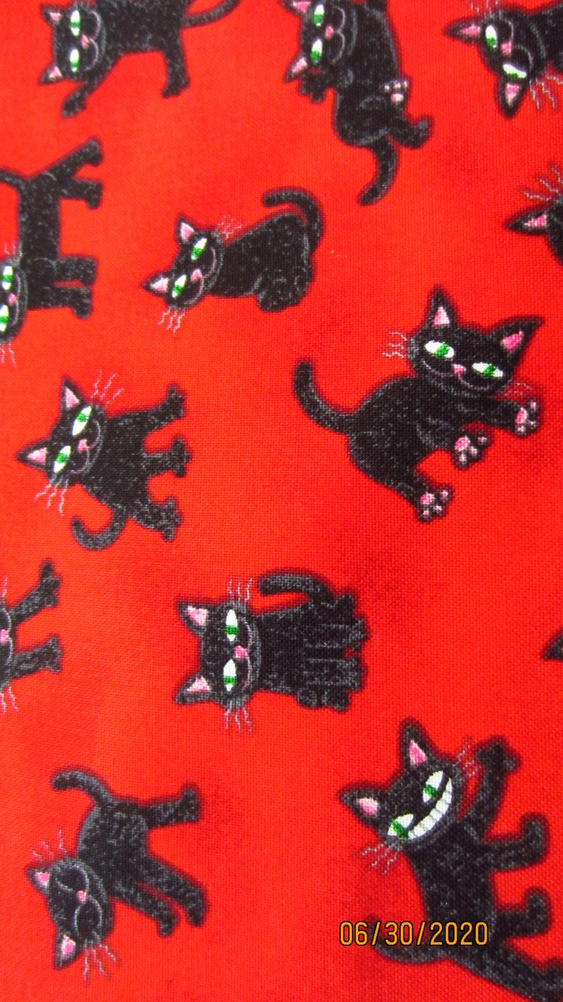 Cat print fabric: Three designs to choose from sold by the | Etsy