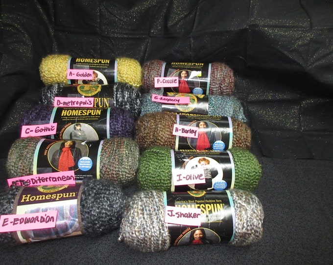 Homespun by Lion Brand Yarn Choose Your Color beautifuls Yarns - Etsy