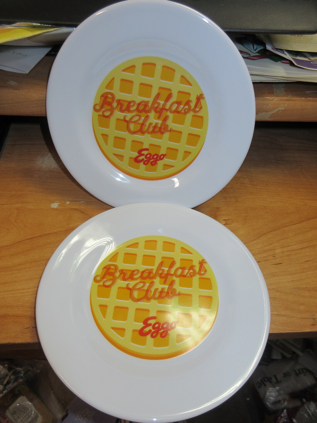 Eggo Waffle Breakfast Club 7-inch Plates, Lot of 2 - Etsy