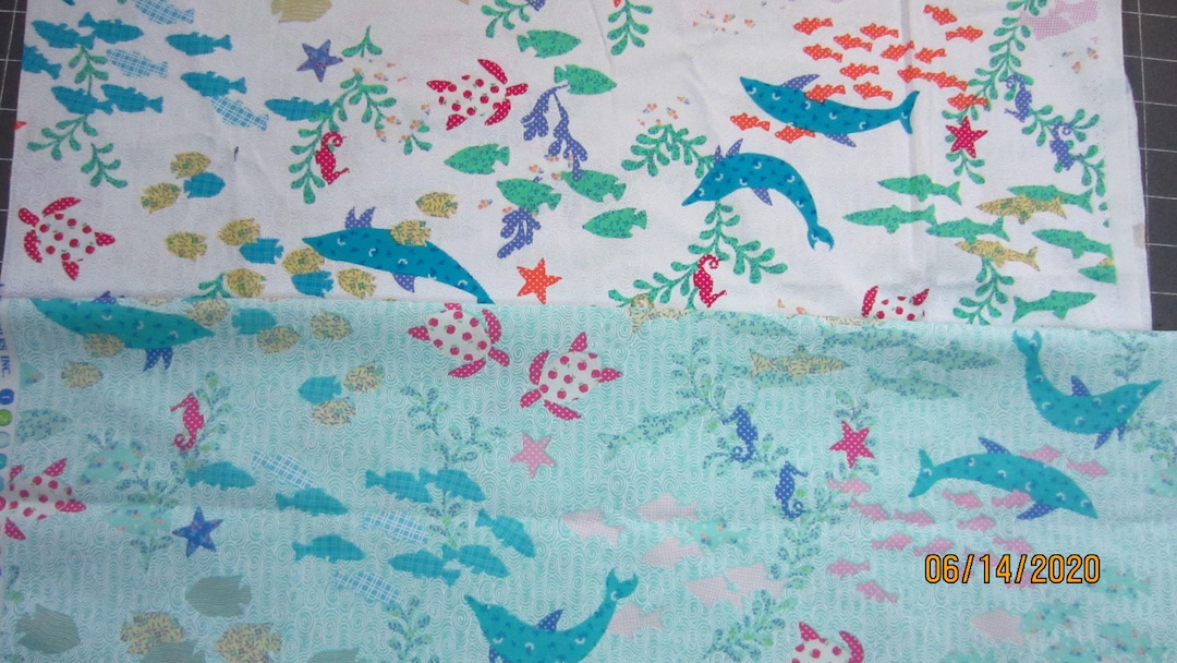 Blank Textiles - Under the Sea Print Fabric Sold by the Half Yard - Etsy