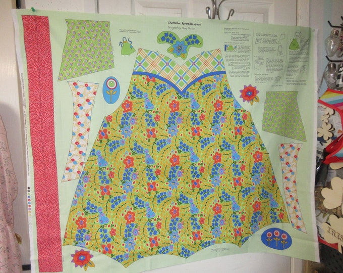 Panel Chatterbox Reversible Apron Designed by Mary Mulari A Penny Rose ...