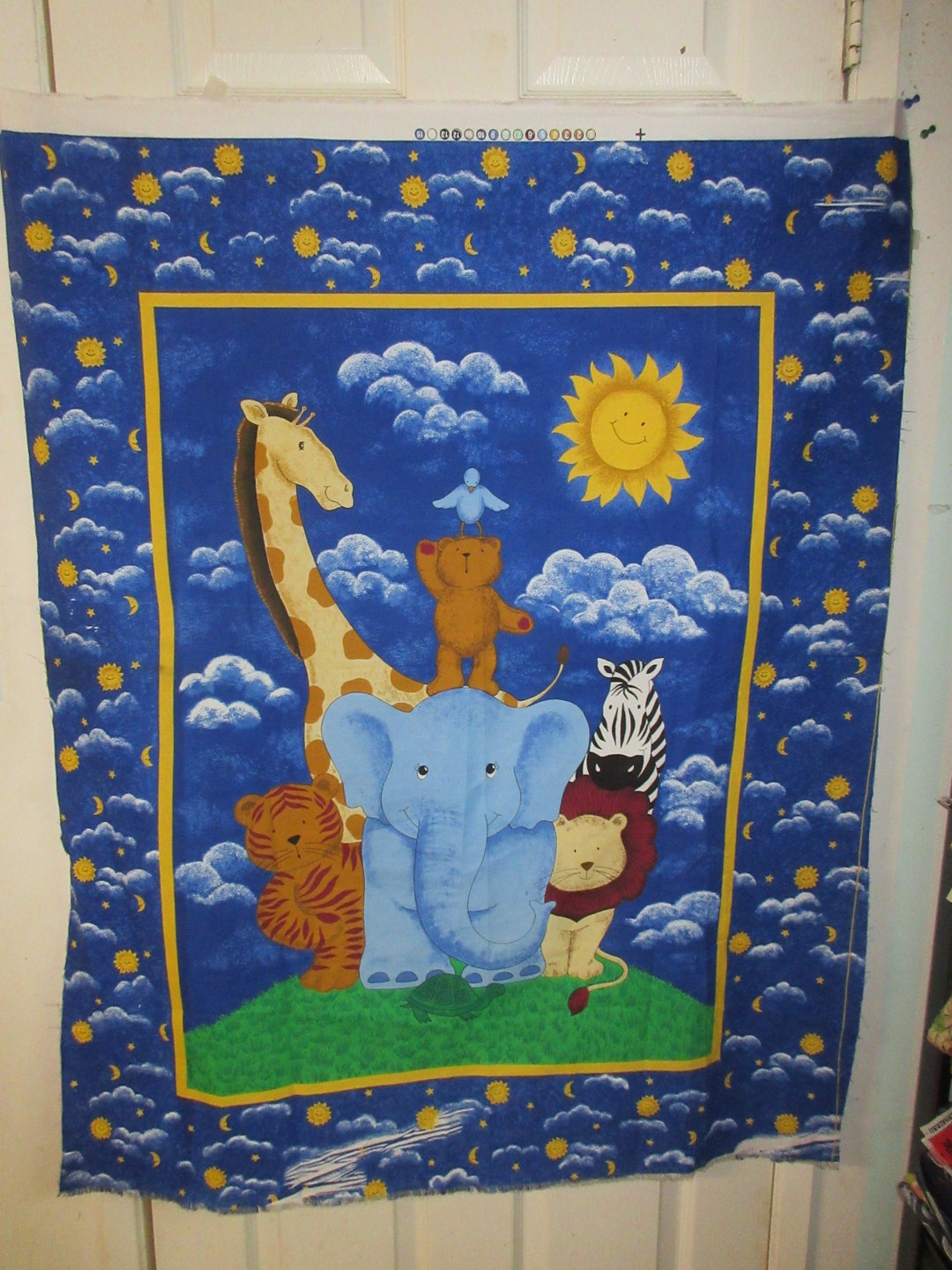 Panel Large Jungle Animal Panel Print 35 Inches Wide by 46 Inches Tall ...