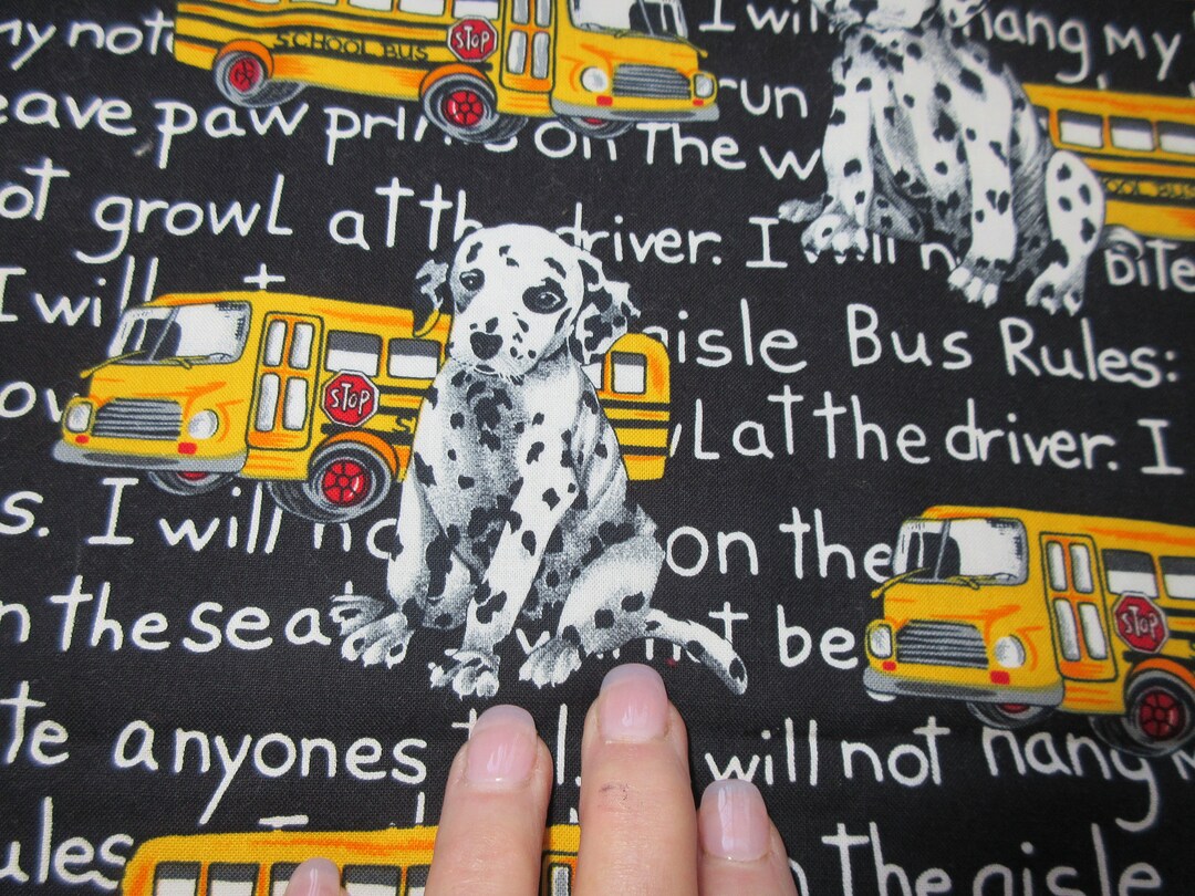 Dalmation, Firetruck Themed Cotton Fabric by the Half Yard - Etsy