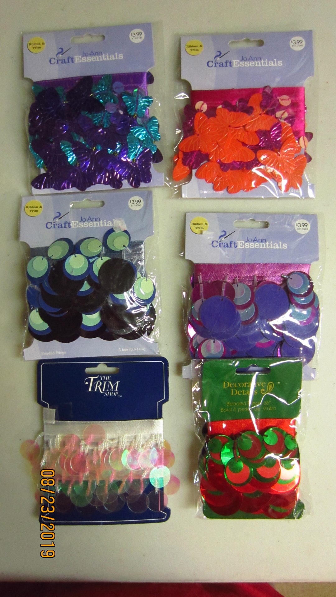 Trims - Round and Butterfly Beaded Trims - Also Great Holiday Trims by ...