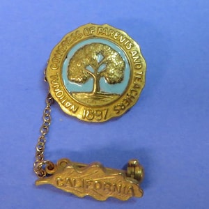 Vintage Pin - California National Congress of Parents and Teachers Pin ...