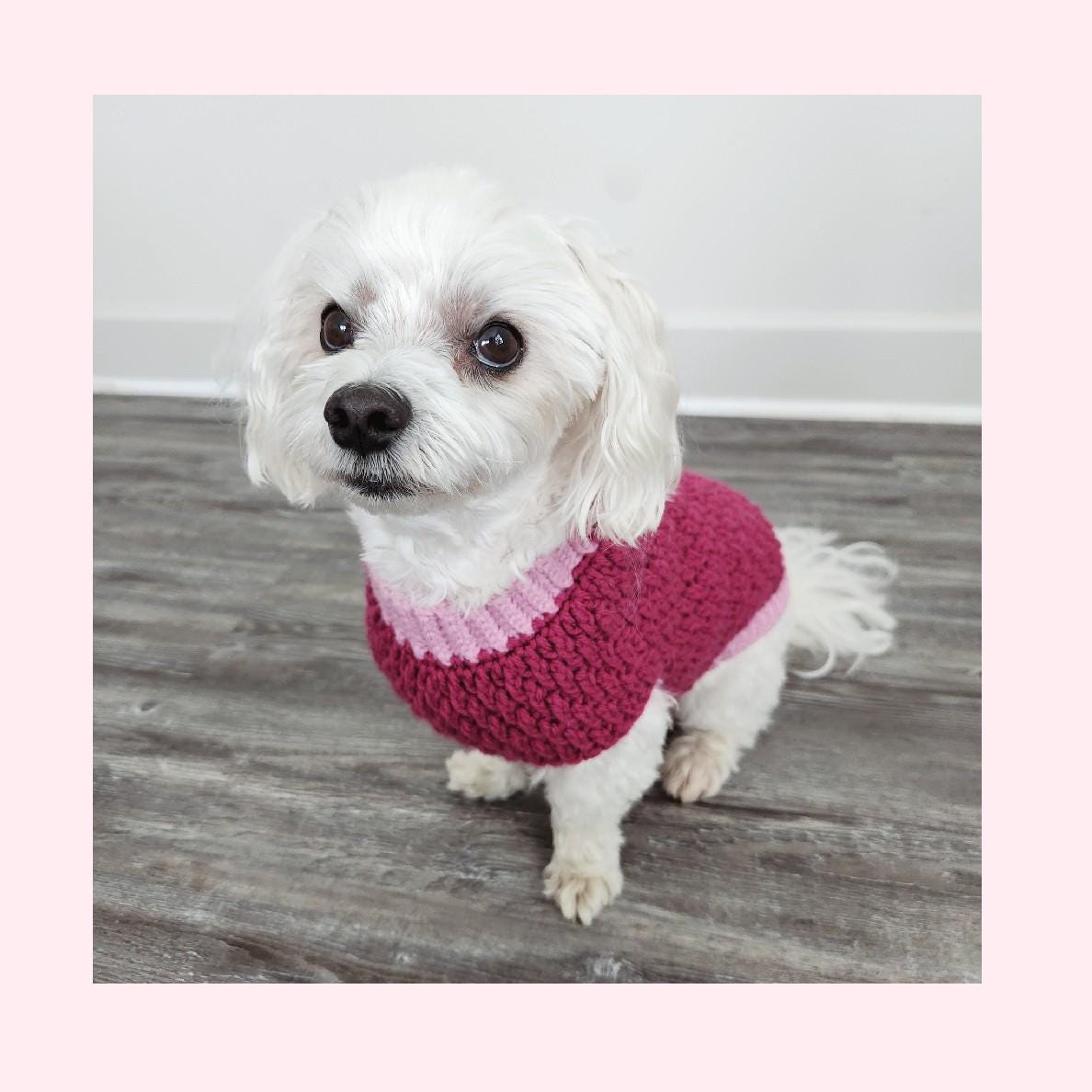 Dog Sweater Crochet Pattern - Etsy