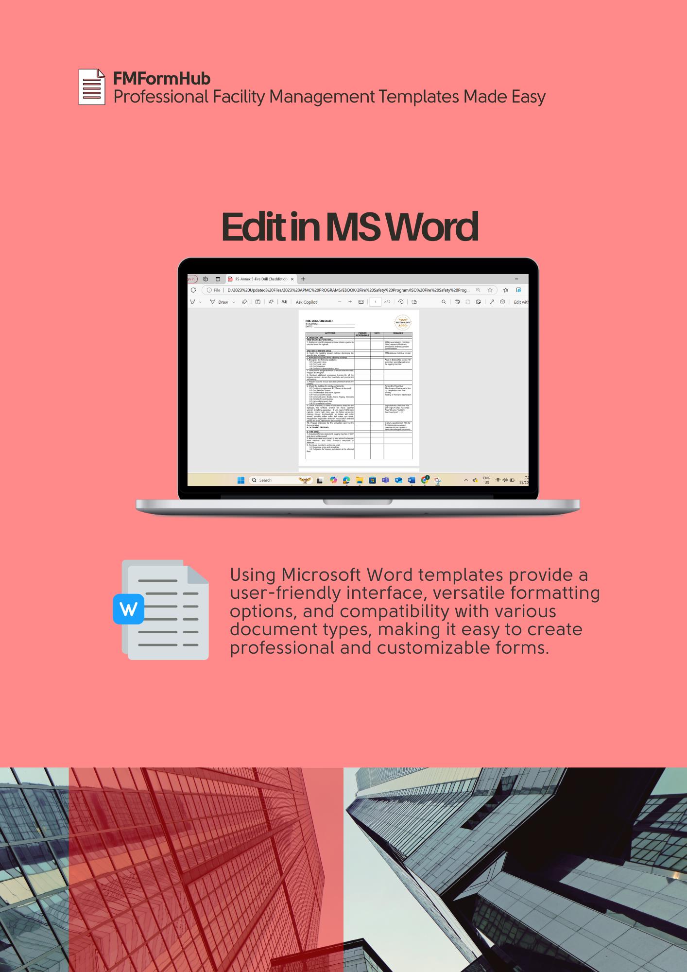 Fire Drill Checklist Fire Drill Planning Guide Building Emergency