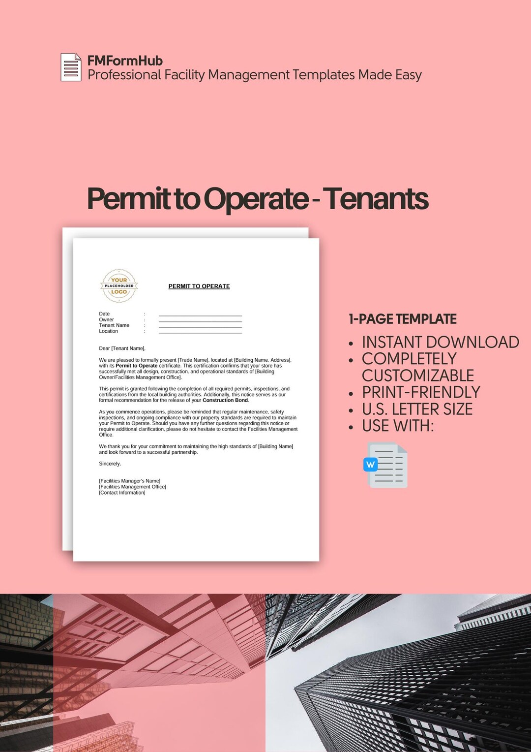 Permit to Operate - Tenants (leaseholder Permit to Operate, Permit to ...
