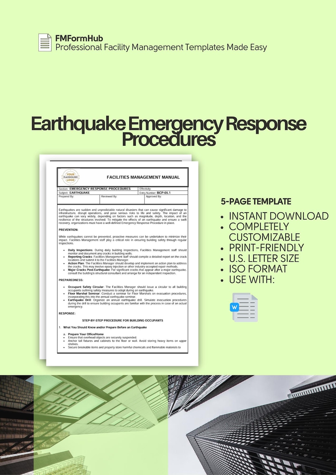 Earthquake Emergency Response Procedures ( Earthquake Hazard Mitigation ...
