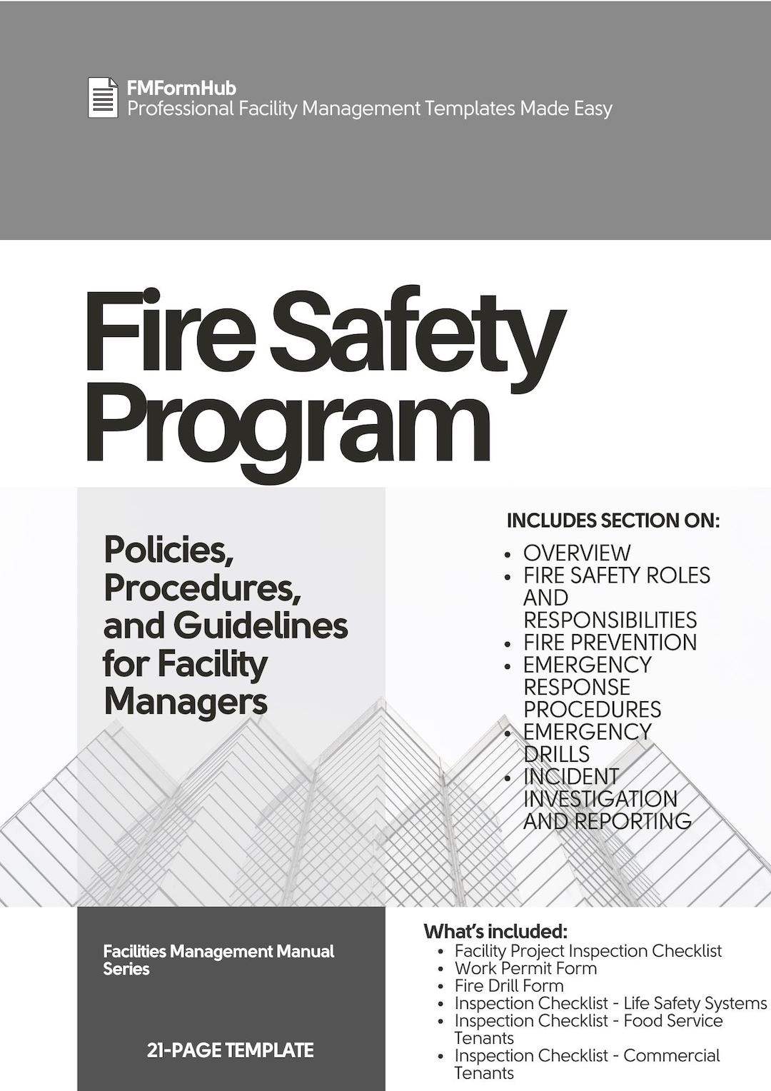 Fire Safety Program (fire Safety Plan, Emergency Fire Response Plan ...