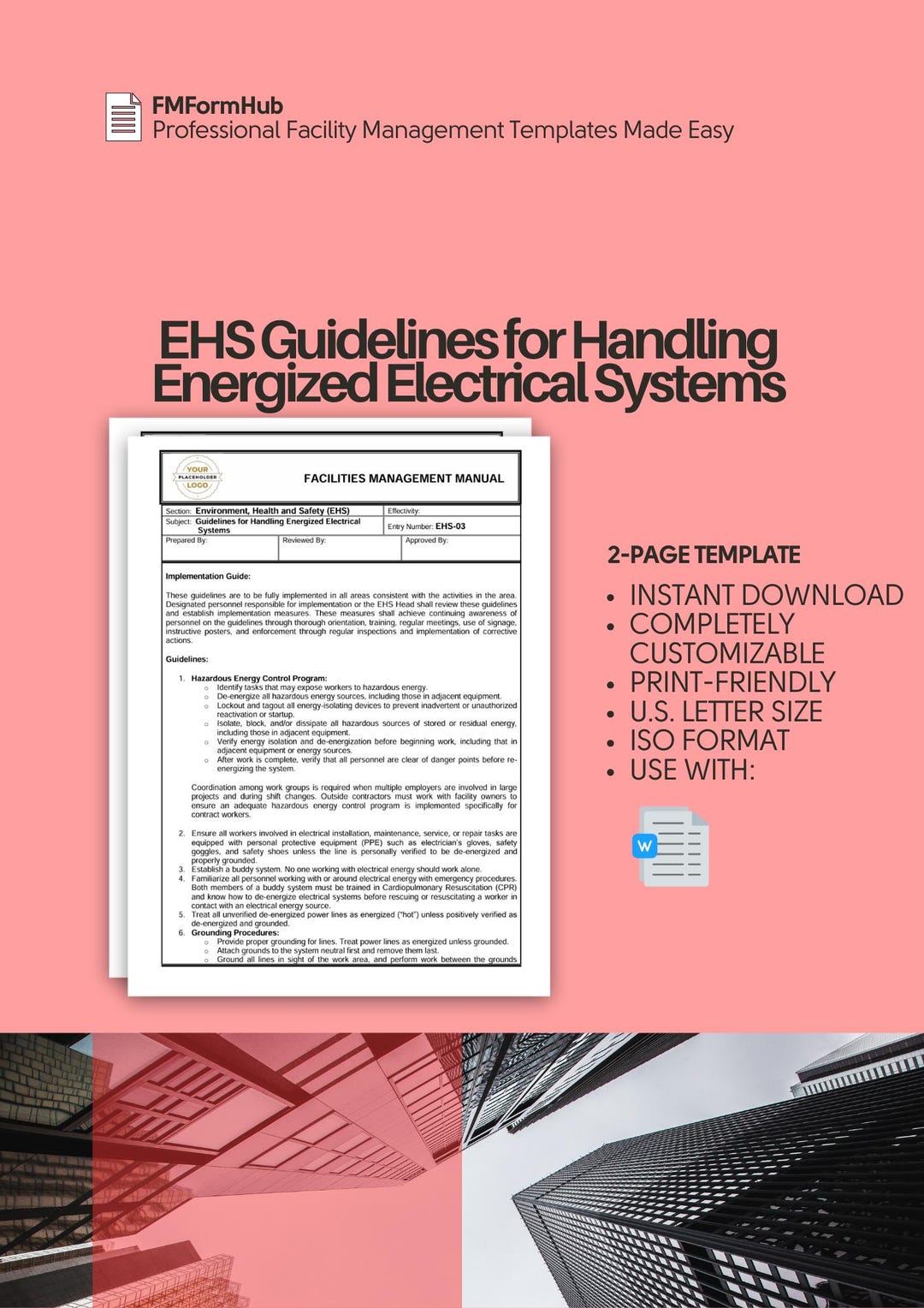 EHS Guidelines for Handling Energized Electrical Systems (electrical ...