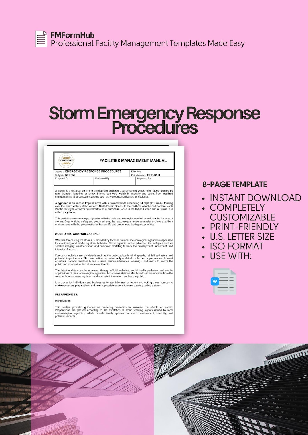 Storm Emergency Response Procedures (storm Emergency Preparedness ...