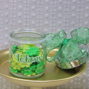 Shamrock Irish Kisses Tokens Jar/tiered Tray Decor/st. Patricks Day ...