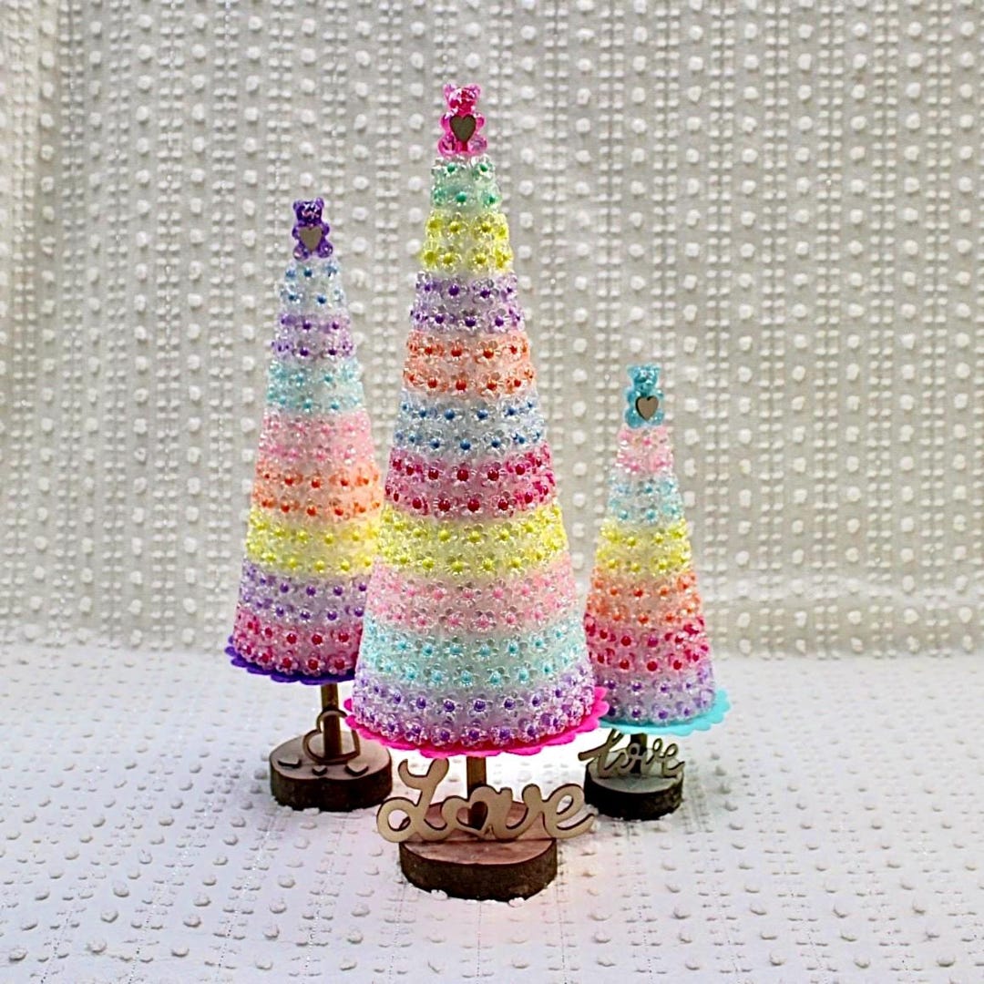 Candyland Valentines Day Tabletop Trees Flowers Edition. Total of 3 ...