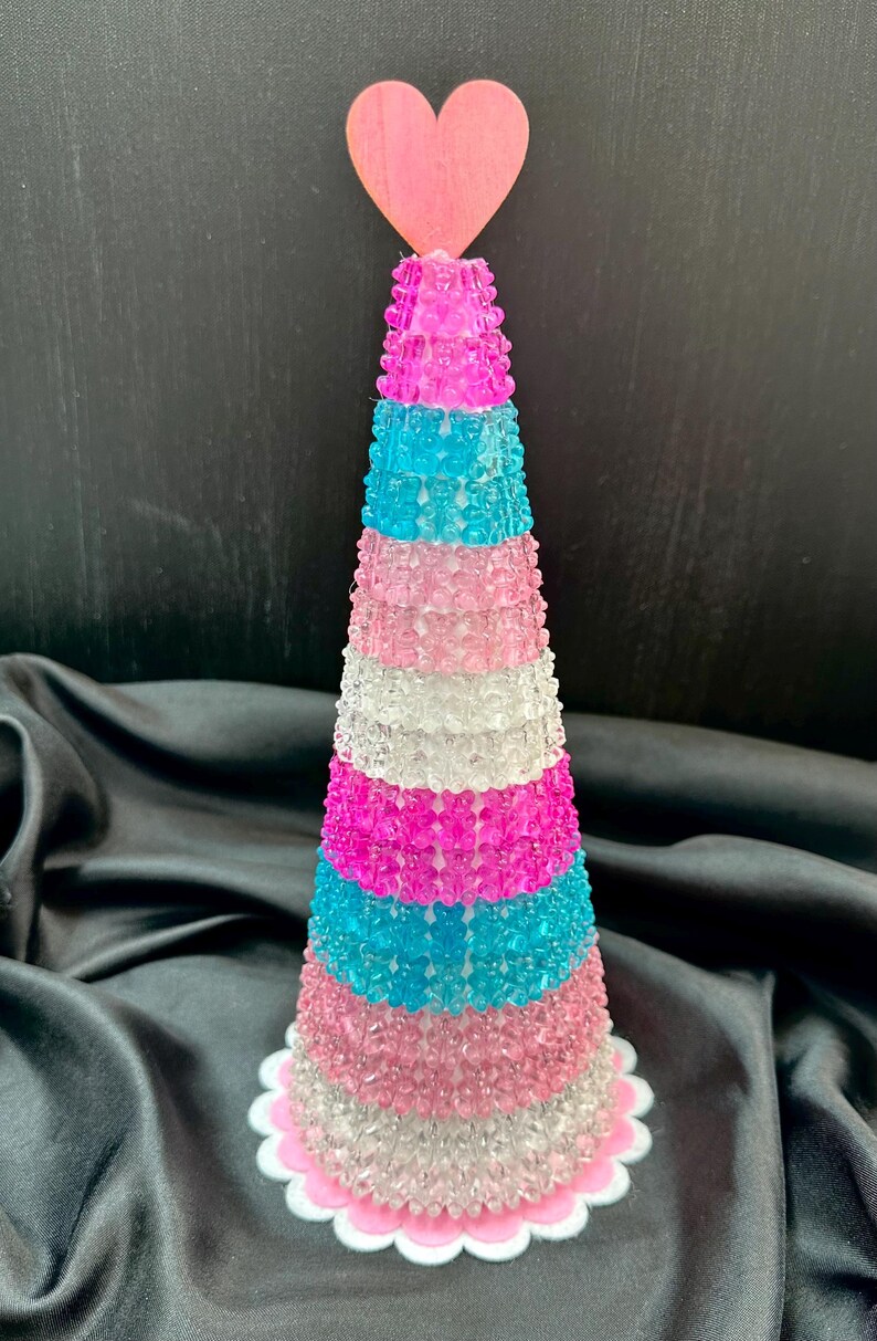 Gummy Bear Valentines Day Tree: Candyland Tabletop Decor - Etsy
