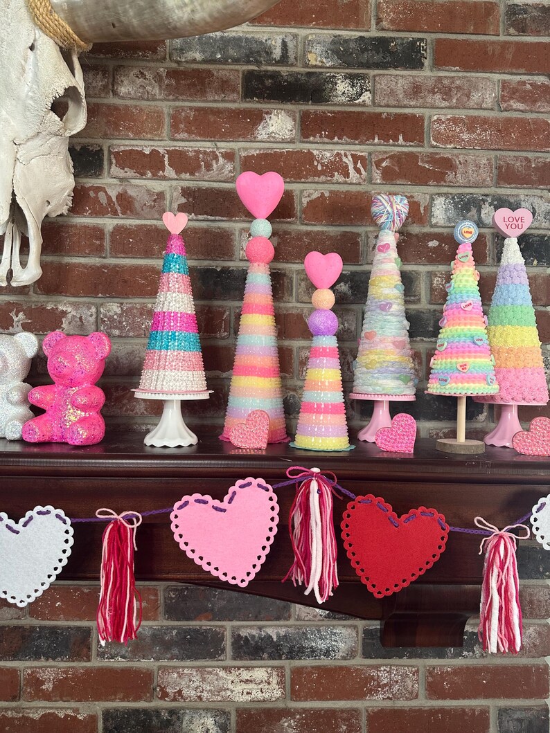 Gummy Bear Valentines Day Tree: Candyland Tabletop Decor - Etsy