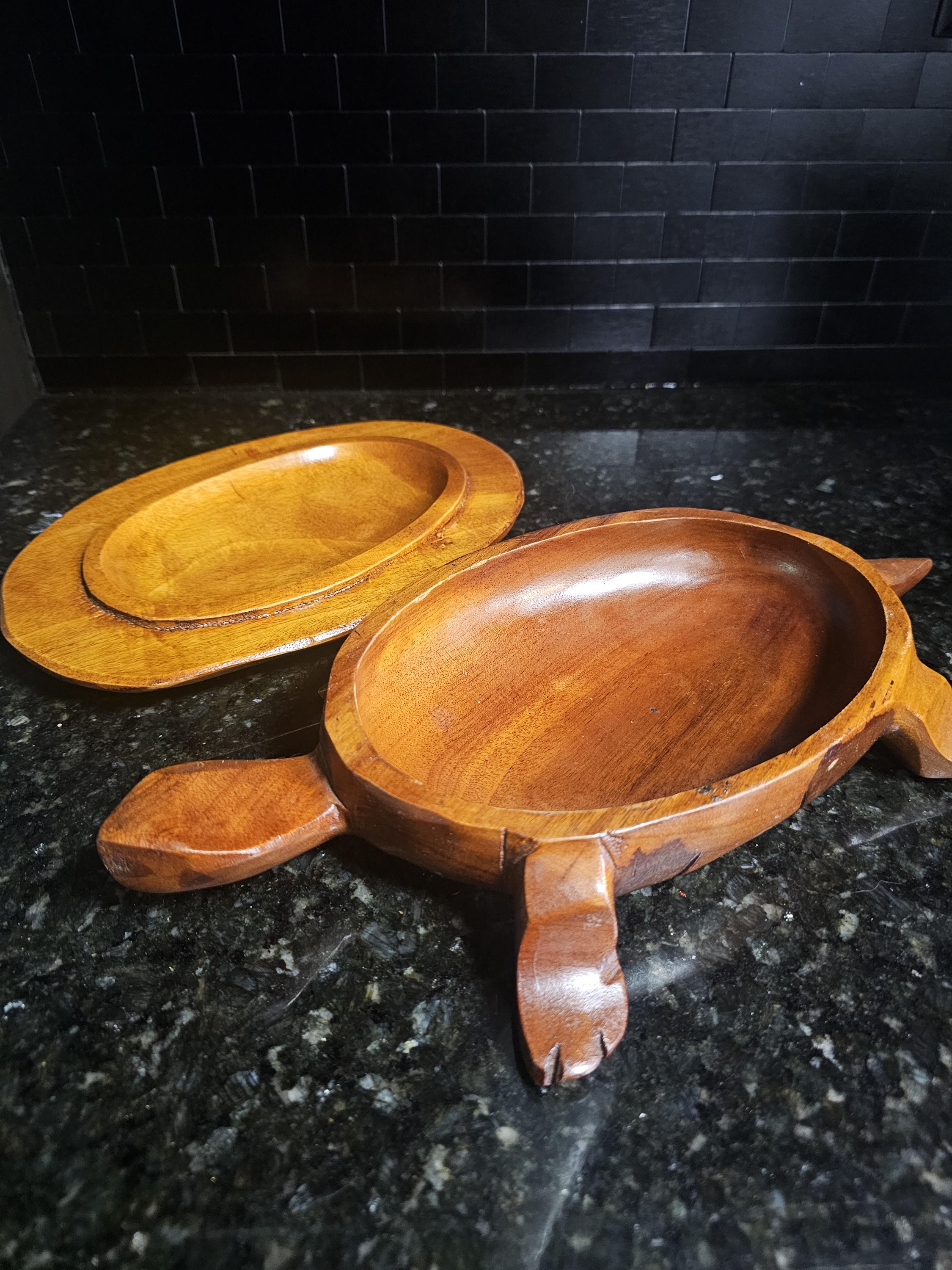 Vintage Carved Wood Turtle/tortoise Storage Box - Etsy
