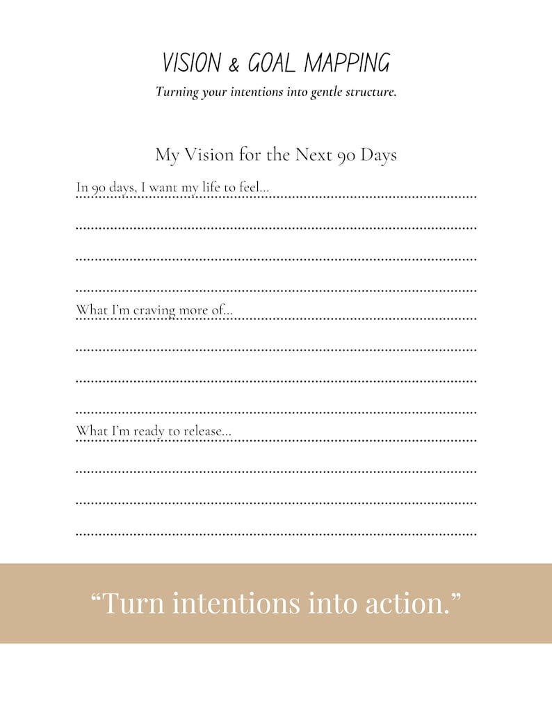 The 90-day Reset Planner Printable | Undated Goal Setting Planner ...