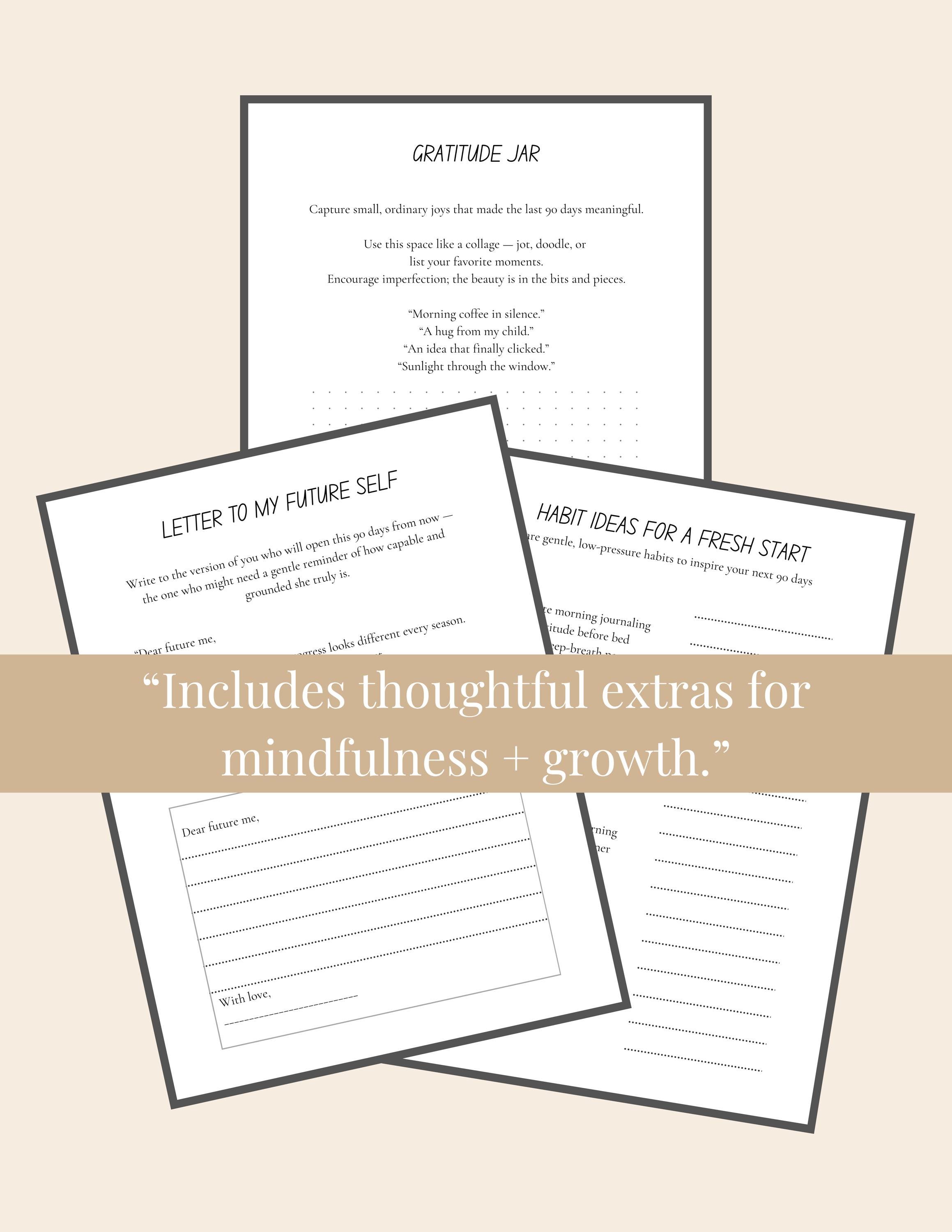 The 90-day Reset Planner Printable | Undated Goal Setting Planner ...