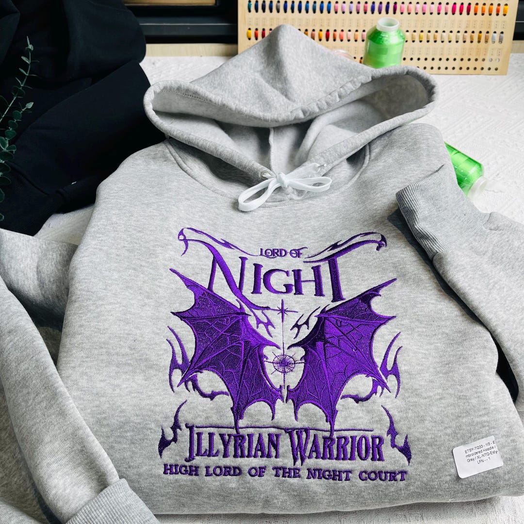 The Shadowsinger Embroidered Shirt Night Court Shirts, Azriel SJM Book ...