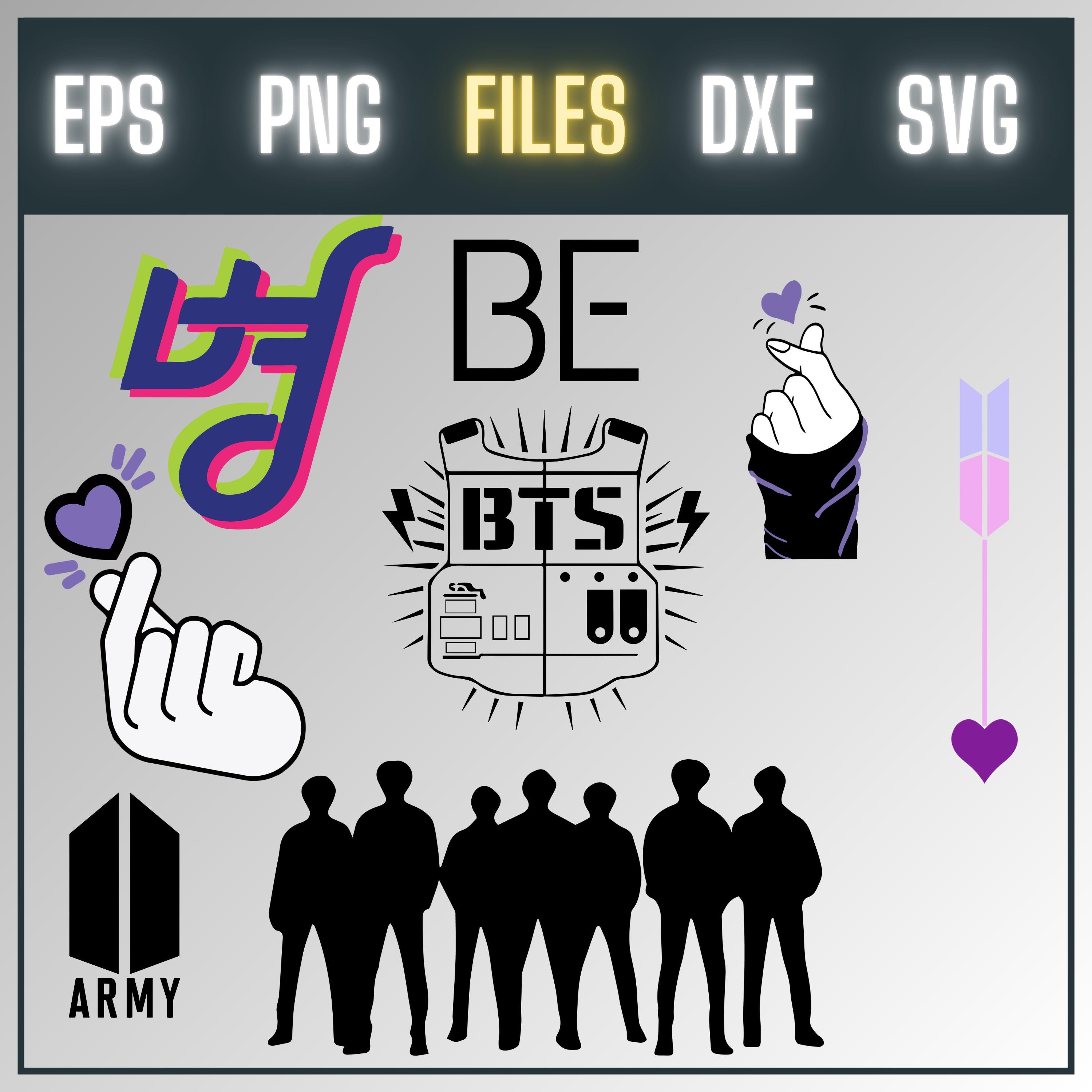 200 BTS SVG Bundle, BTS Png, Kpop Svg Files for Cricut, Bts Clipart ...