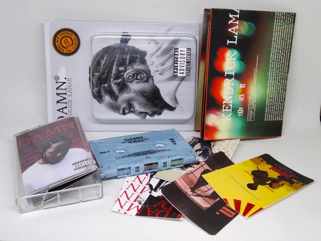 Kendrick Lamar Damn (blister Pack) Cassette Tape - Etsy