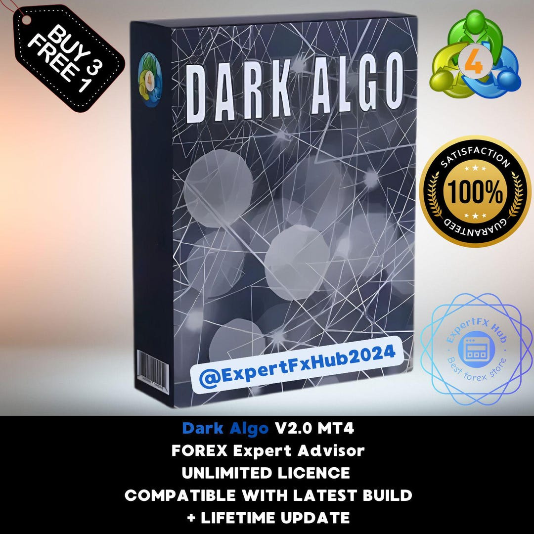 V2.0 Dark Algo Forex Robot Metatrader MT4 Expert Advisor Unlimited Licence and Free Lifetime ...