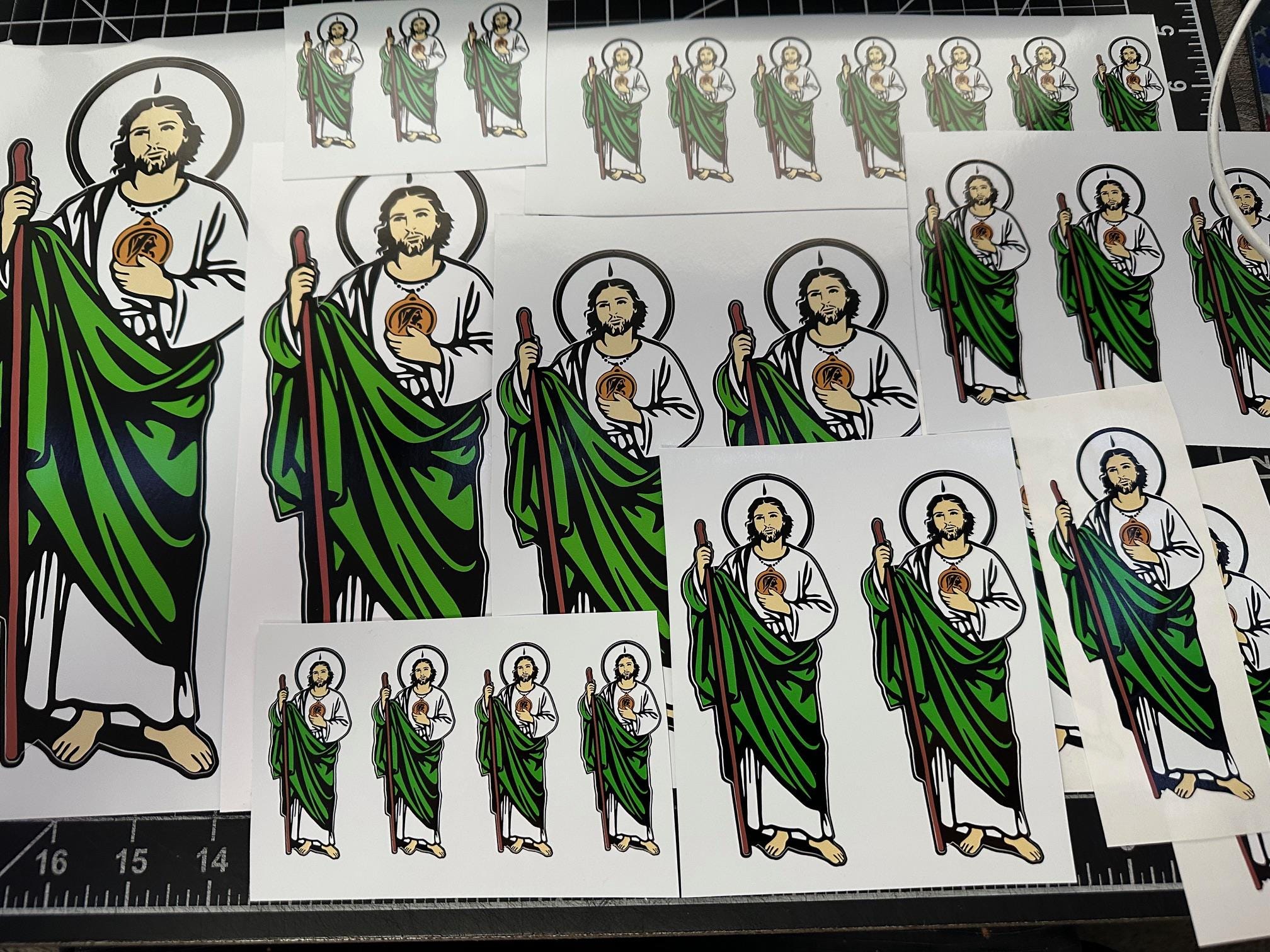 San Judas Tadeo - High Quality Sticker Vinyl - Many Sizes Available - Etsy