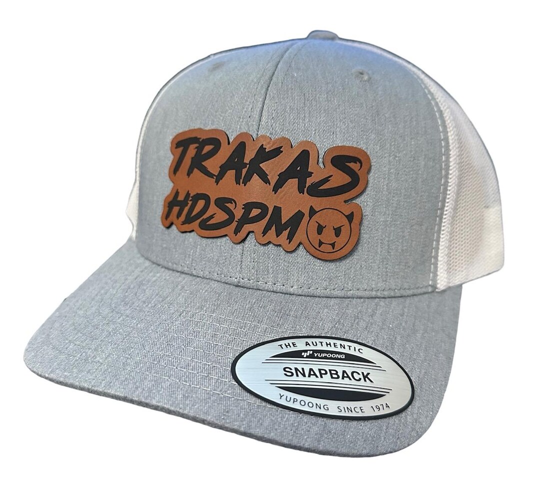 TRAKAS HDSPM Laser Engraved Leather Patch Trucker Hat - Many Colors - Etsy
