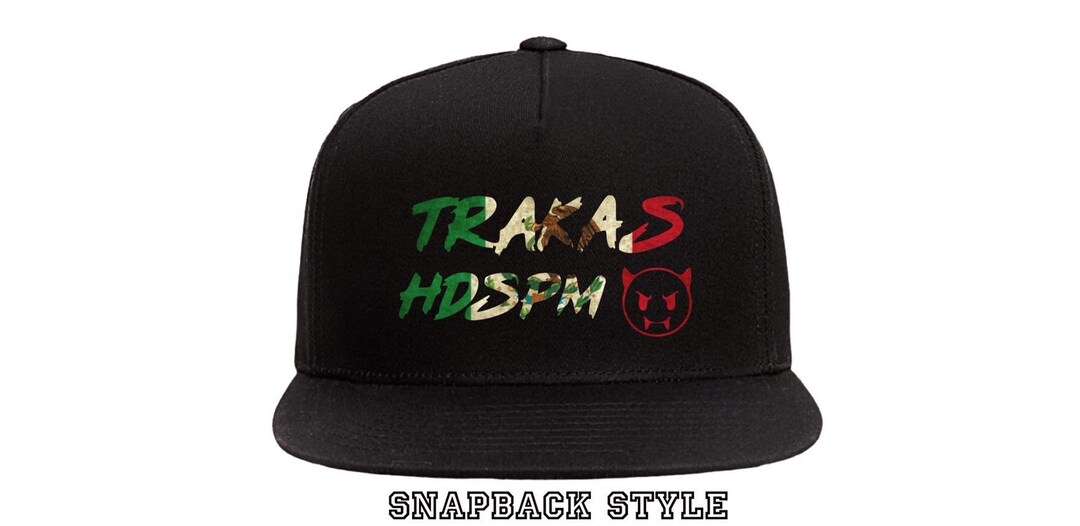 Trakas HDSPM Mexico Heat Pressed on Snapback Hats / Trucker Hats - Many ...