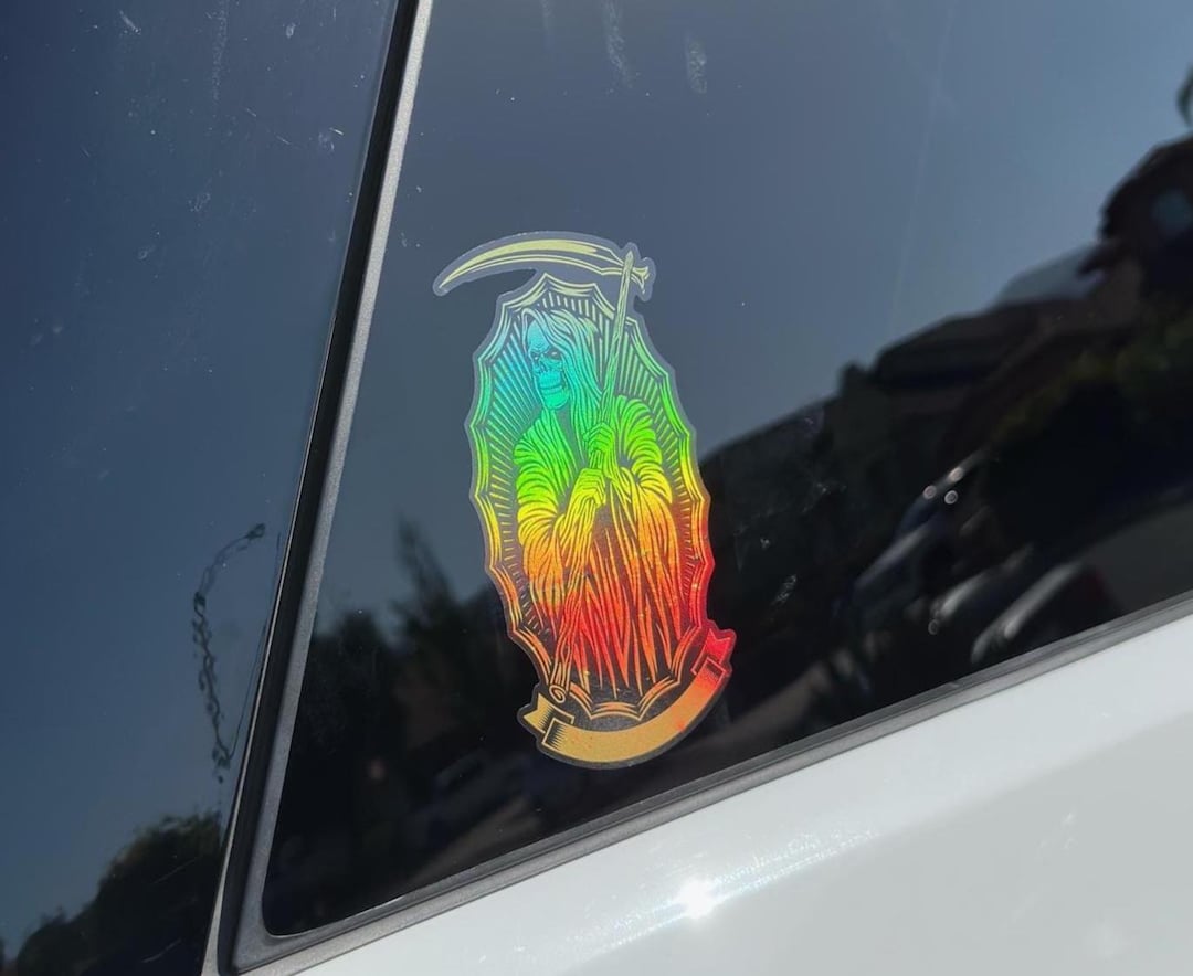 Santa Muerte Vinyl Sticker – High Quality, Various Sizes - Etsy