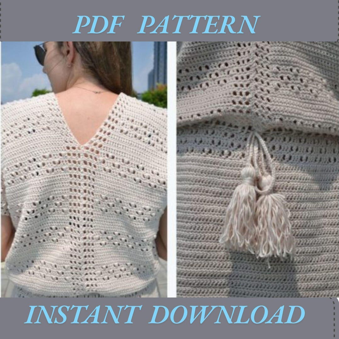 Pretty Spring Dress / Ccrochet Pattern-granny Stitch-easy Customizable ...