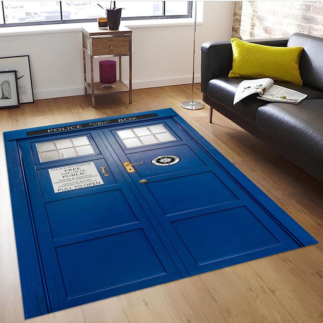 Police Box Rug,police Box, Police Box Rugs, Living Room Police Box Rugs ...