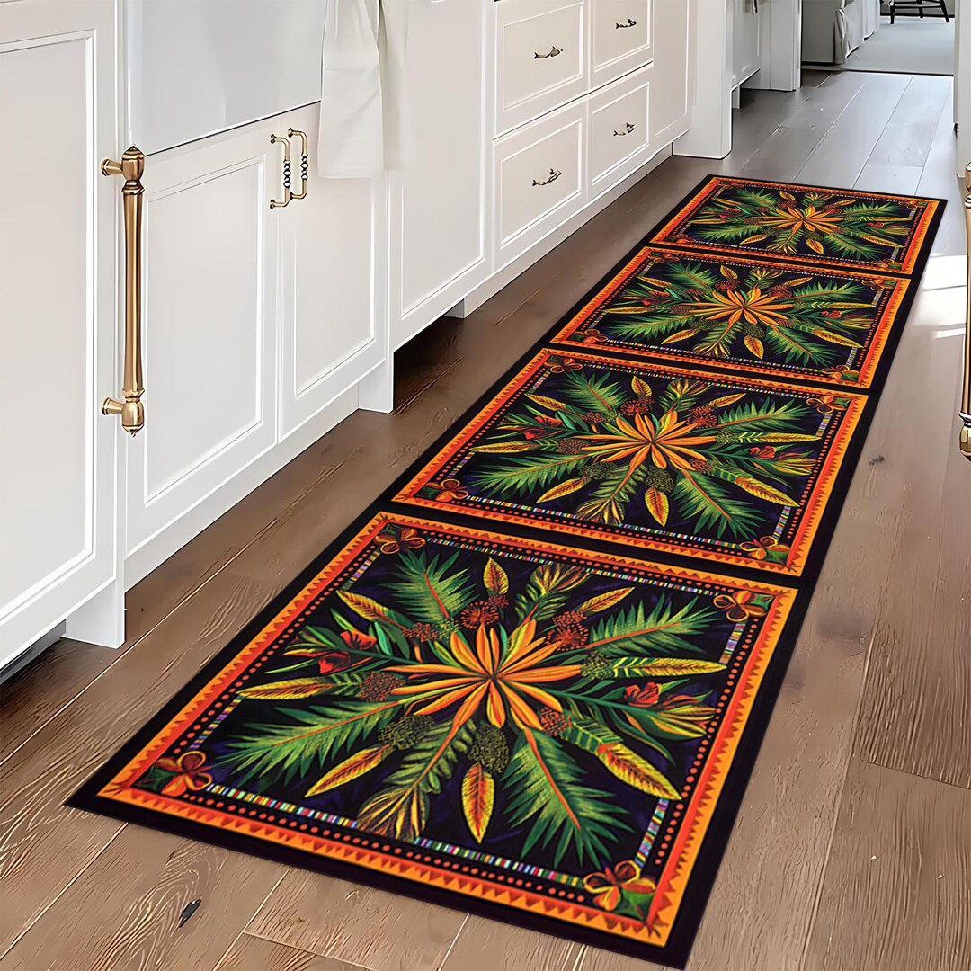 Moss Runner, Wildflower Runner, Moss Area Runner, Botanical Runner ...