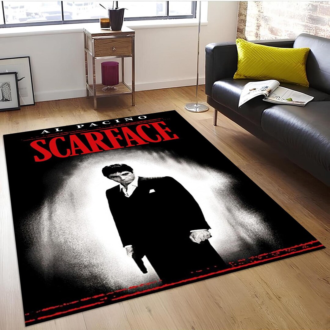 Scarface, Scarface Rug, Scarface Gift Rug,scarface Carpet, Scarface Art ...