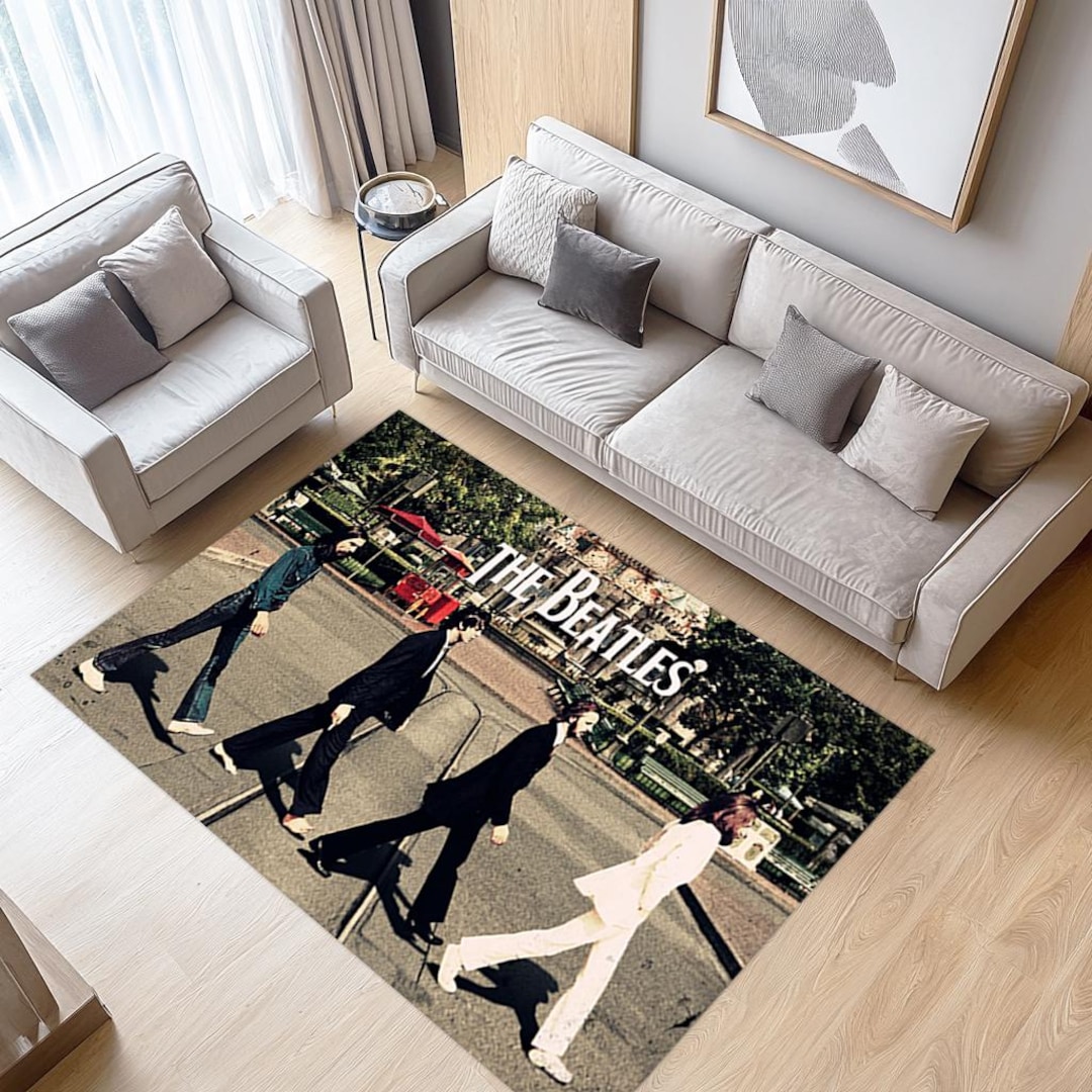 The Beatles Rug: Abbey Road Music Room Carpet - Etsy