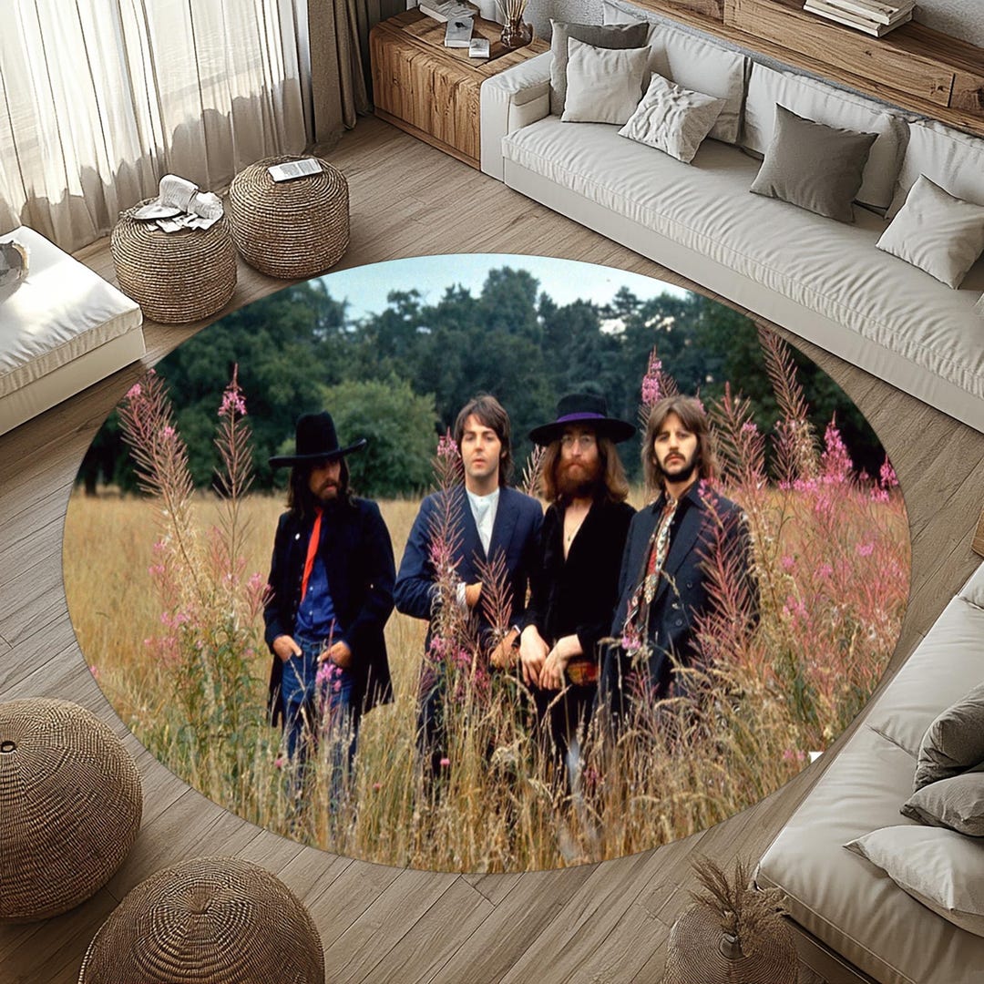 Beatles, Beatles Round Rug, Round Beatles Rug, Beatles Round Carpet ...