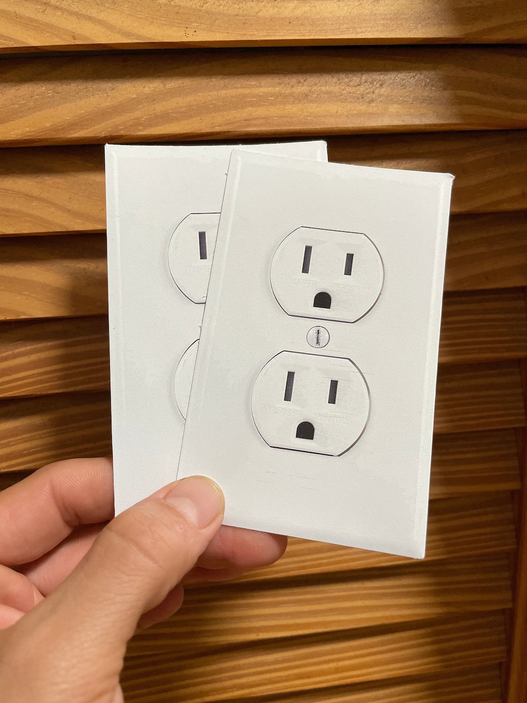 Fake Wall Outlet Sticker 2 Pack Wall Outlet Stickers Funny Prank ...