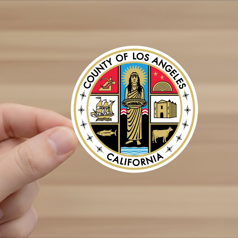 Los Angeles Sticker - Etsy