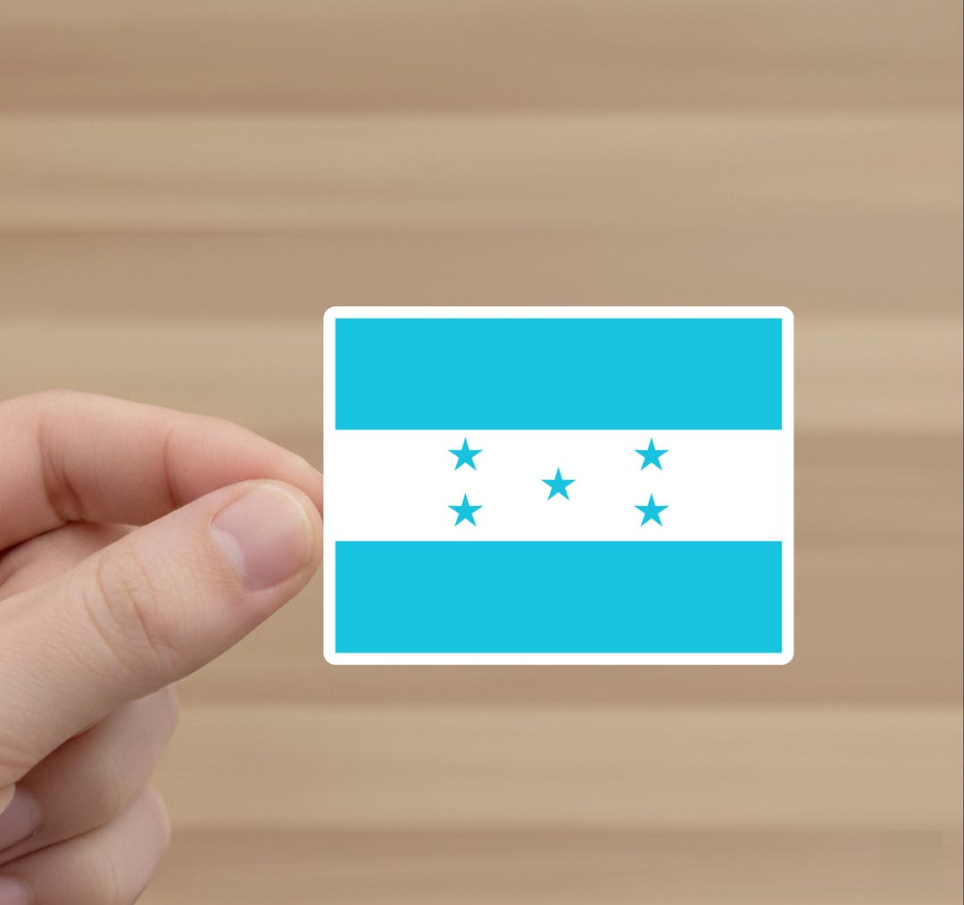 Honduran Flag | Flag of Honduras Sticker for Water Bottles, Toolboxes ...
