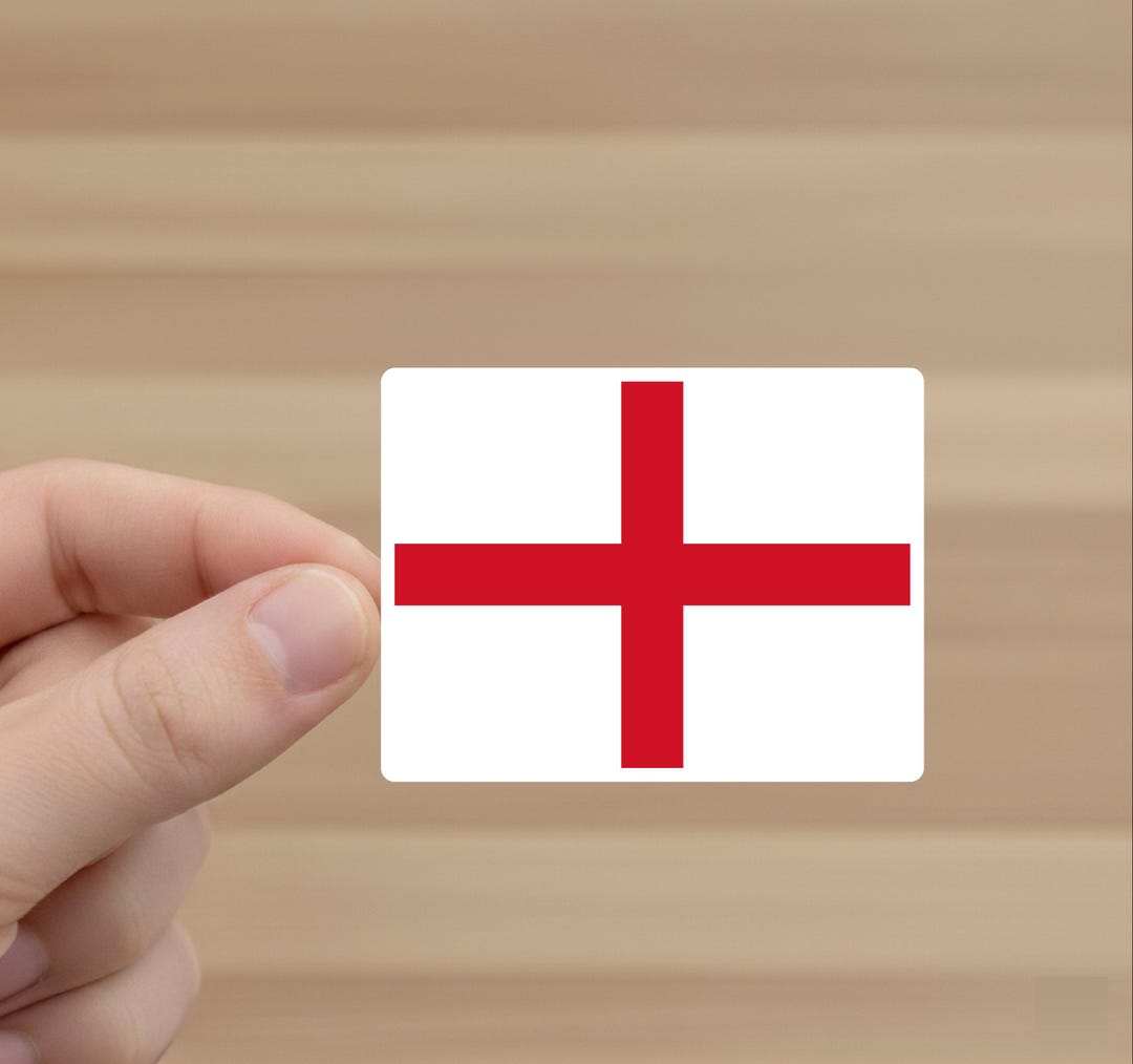 English Flag Sticker | Flag of England Sticker for Water Bottles ...