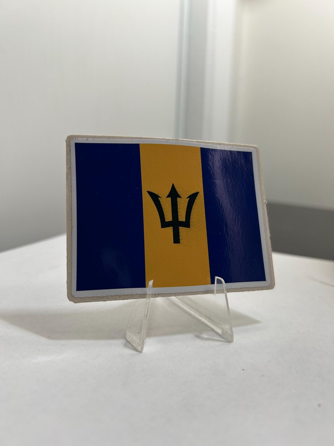 Barbadians Flag Sticker , Bajan Flag , Flag of Barbados Sticker for ...